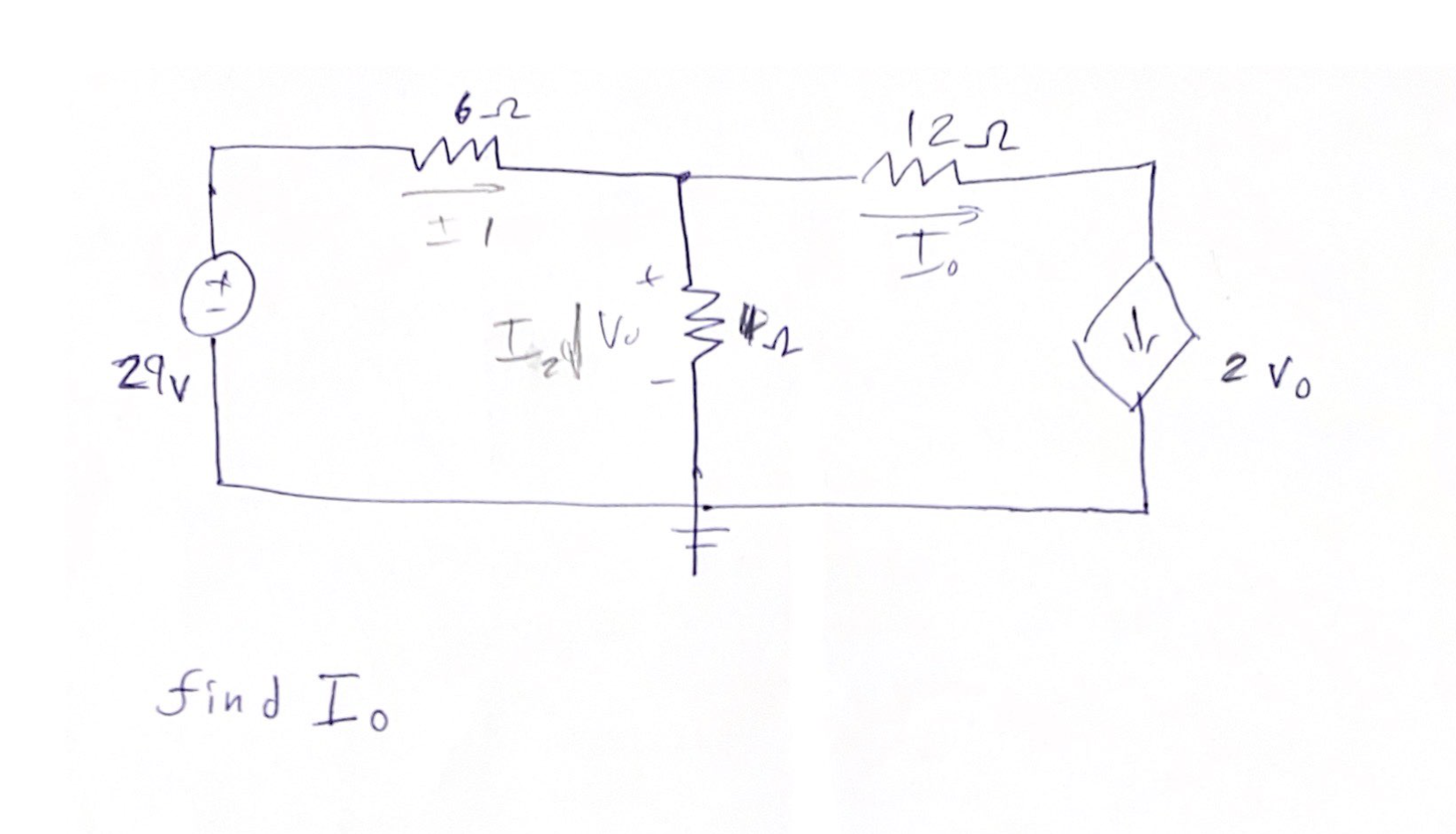 Solved find I0 | Chegg.com
