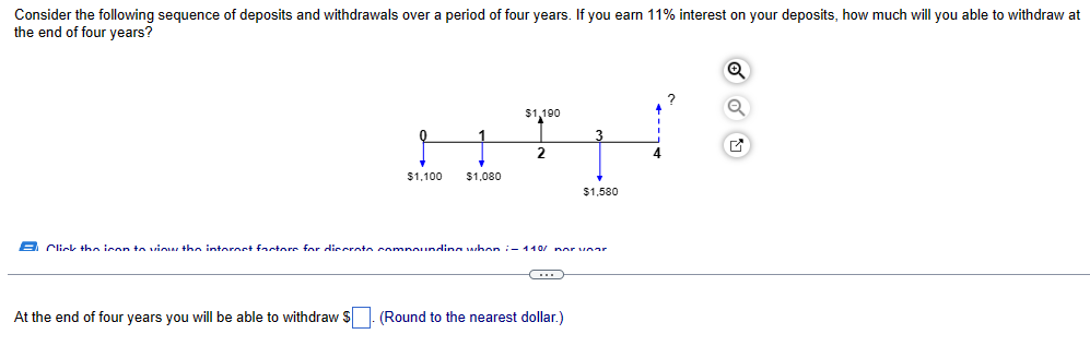 Solved Consider the following sequence of deposits and | Chegg.com