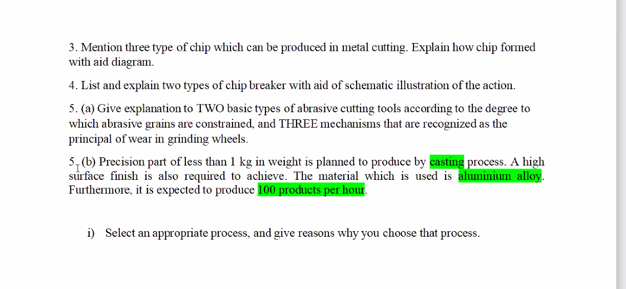 Solved 3 Mention Three Type Of Chip Which Can Be Produced Chegg