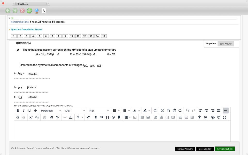 Solved Blackboard Remaining Time: 1 hour, 28 minutes, 59 | Chegg.com