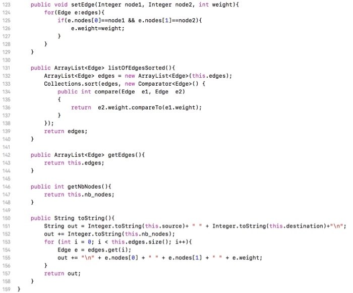 Solved WGraph.java E8WGraph.java No Selection 1 import | Chegg.com