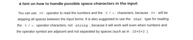 Solved Task B. Calc: A calculator program. We want to make a | Chegg.com