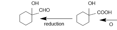 Solved ОН. OH CHO COOH reduction O | Chegg.com