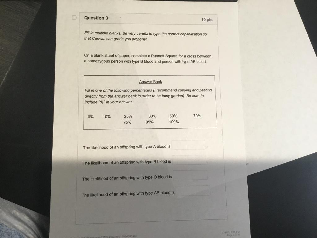 Solved Fill in multiple blanks. Be very careful to type the | Chegg.com