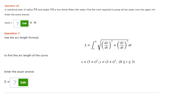 Solved Question 10 A cylindrical tank of radius 5ft and | Chegg.com
