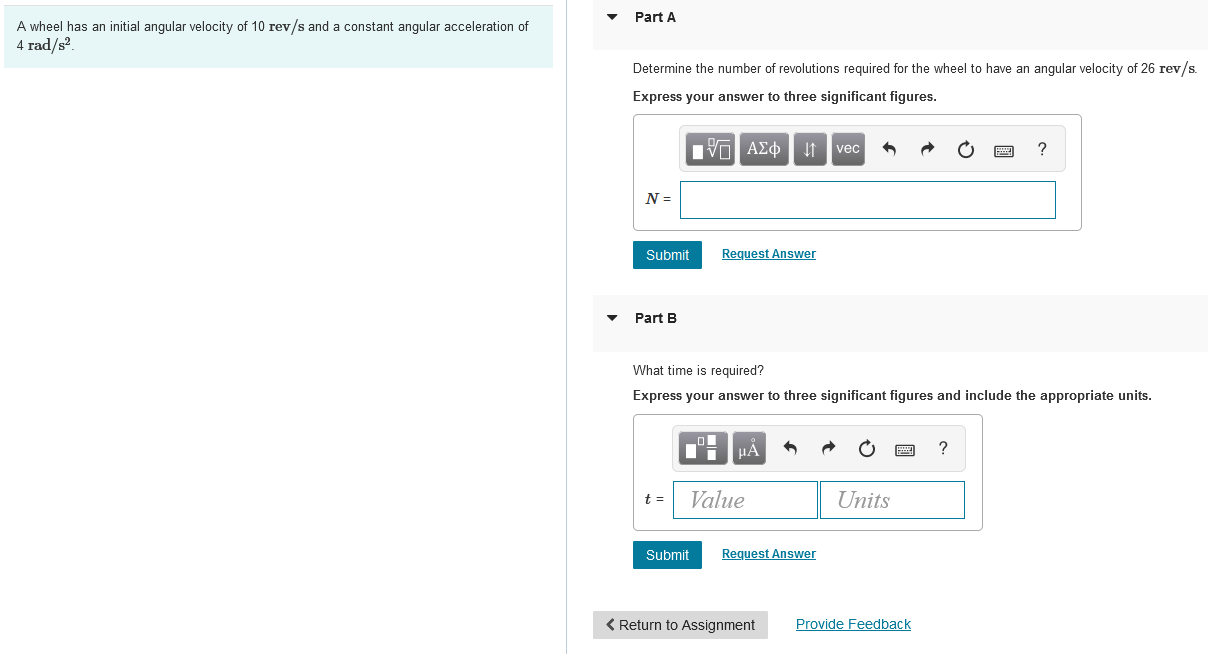 Solved A wheel has an initial angular velocity of 10rev/s | Chegg.com