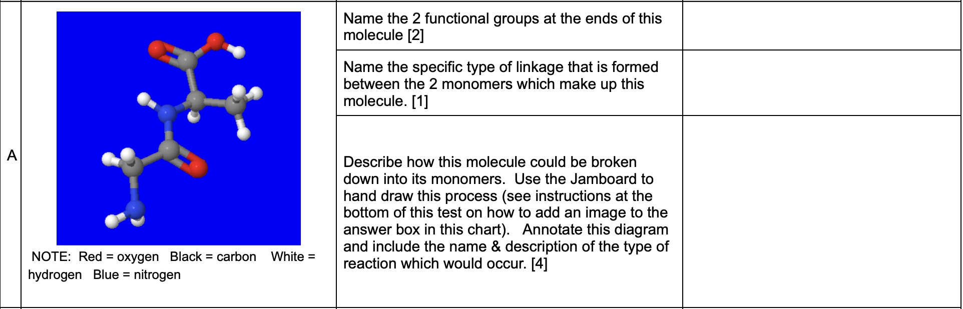 Solved NOTE: Red = oxygen Black = carbon White = hydrogen | Chegg.com