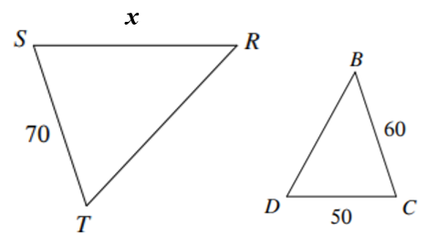 Solved RST~ BCD Find the measure of SR. | Chegg.com