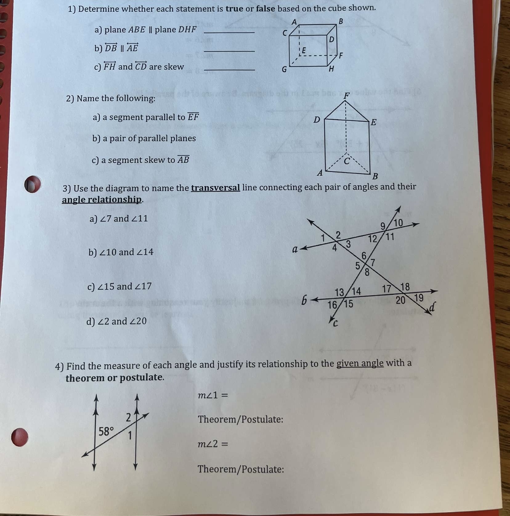 Solved Determine whether each statement is true or false | Chegg.com