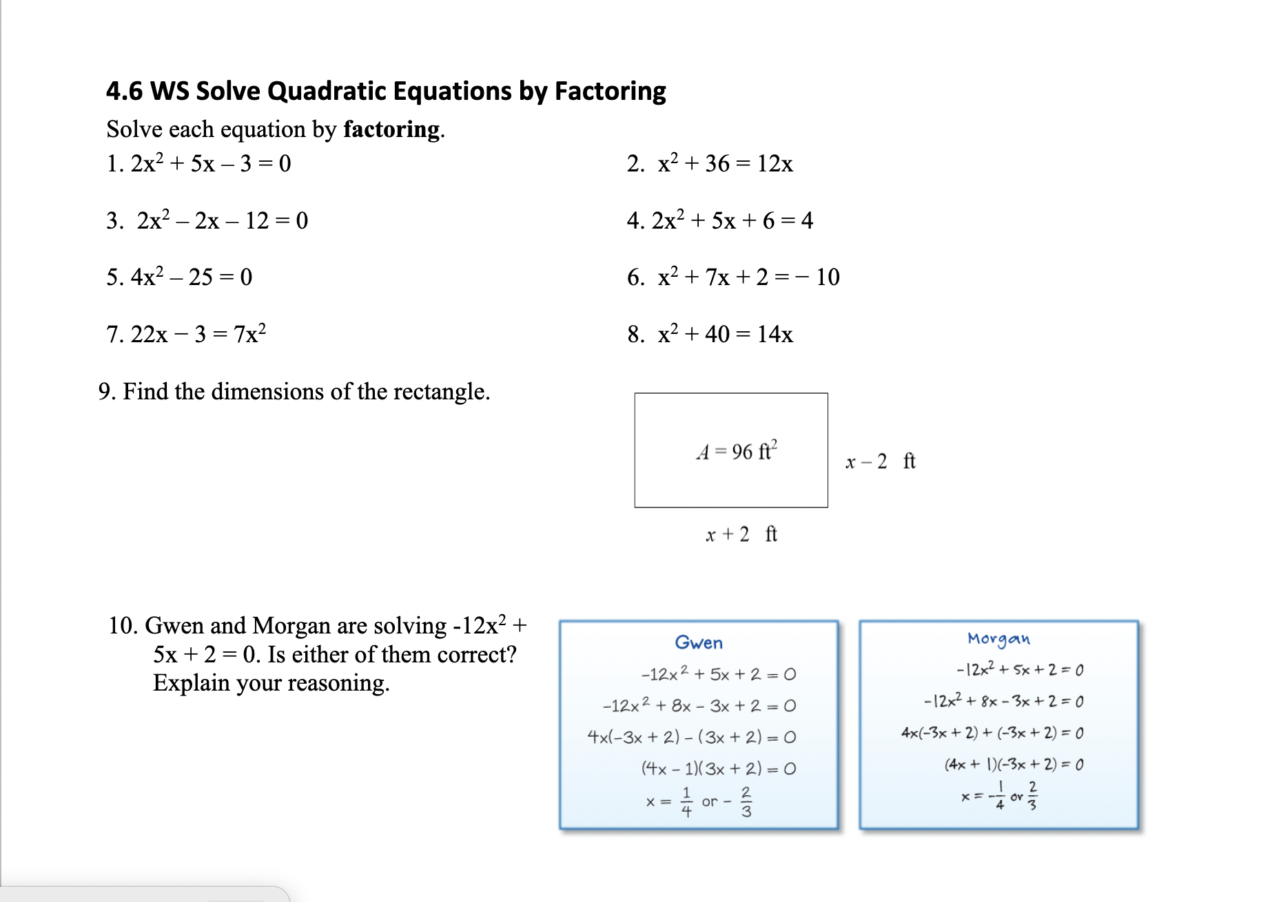 Solved will you solve this homework for me 1-10 ﻿all | Chegg.com