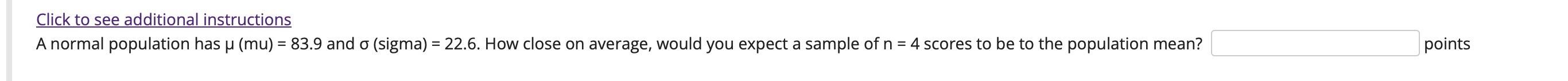 Solved Click to see additional instructions A normal | Chegg.com