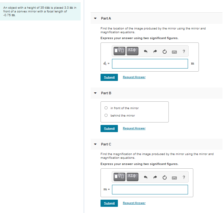 Solved An object with a height of 35 cm is placed 3.0 m in | Chegg.com