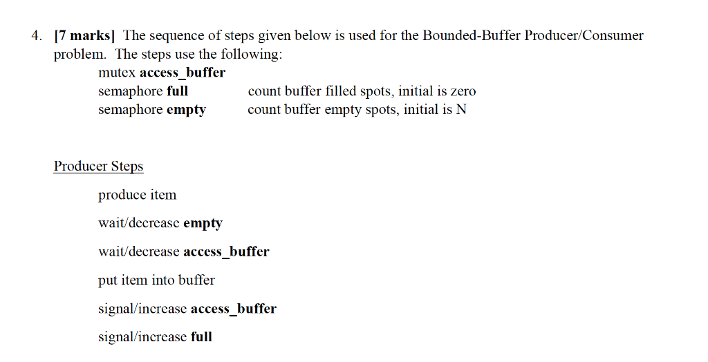 Solved 17 marksl The sequence of steps given below is used | Chegg.com