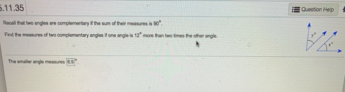 Solved .11.35 Recall that two angles are complementary if | Chegg.com