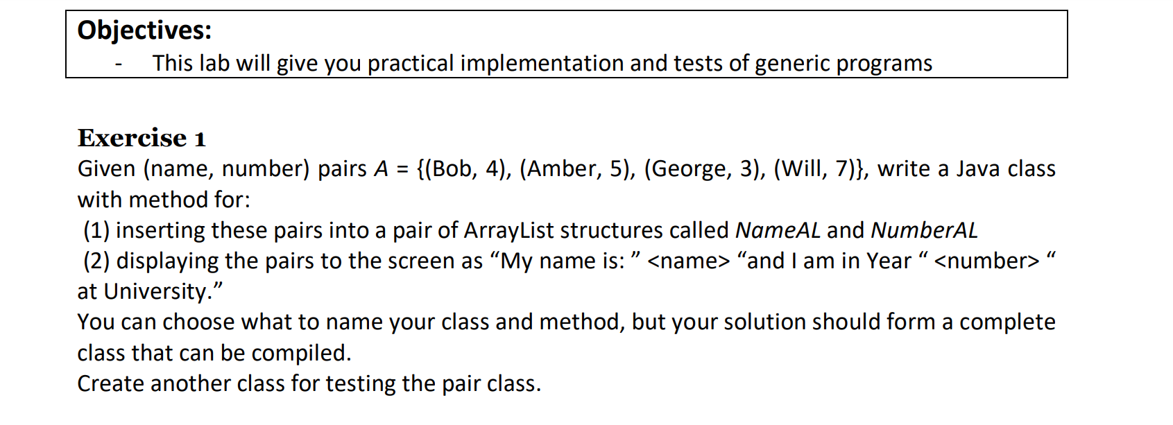 Solved Objectives: This lab will give you practical | Chegg.com