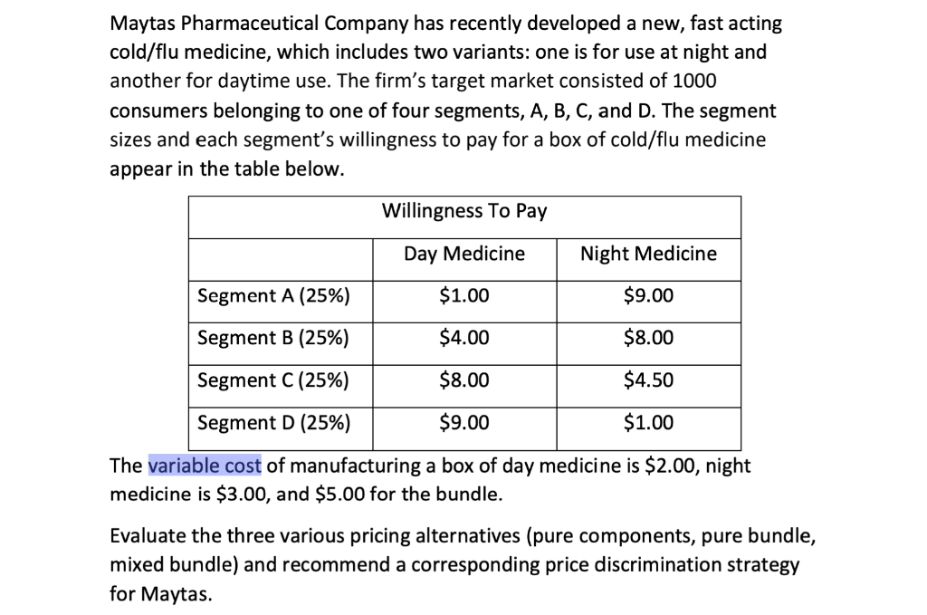 Solved Maytas Pharmaceutical Company has recently developed | Chegg.com