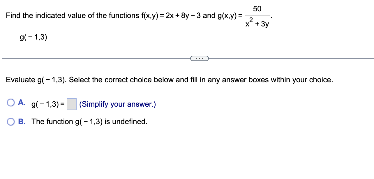 Solved Find the indicated value of the functions | Chegg.com