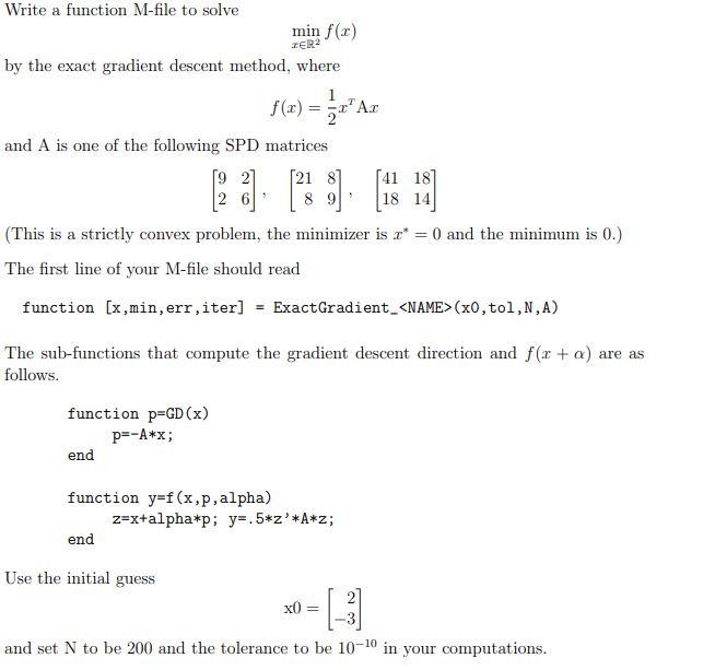 Solved This is a matlab coding question. Could someone | Chegg.com