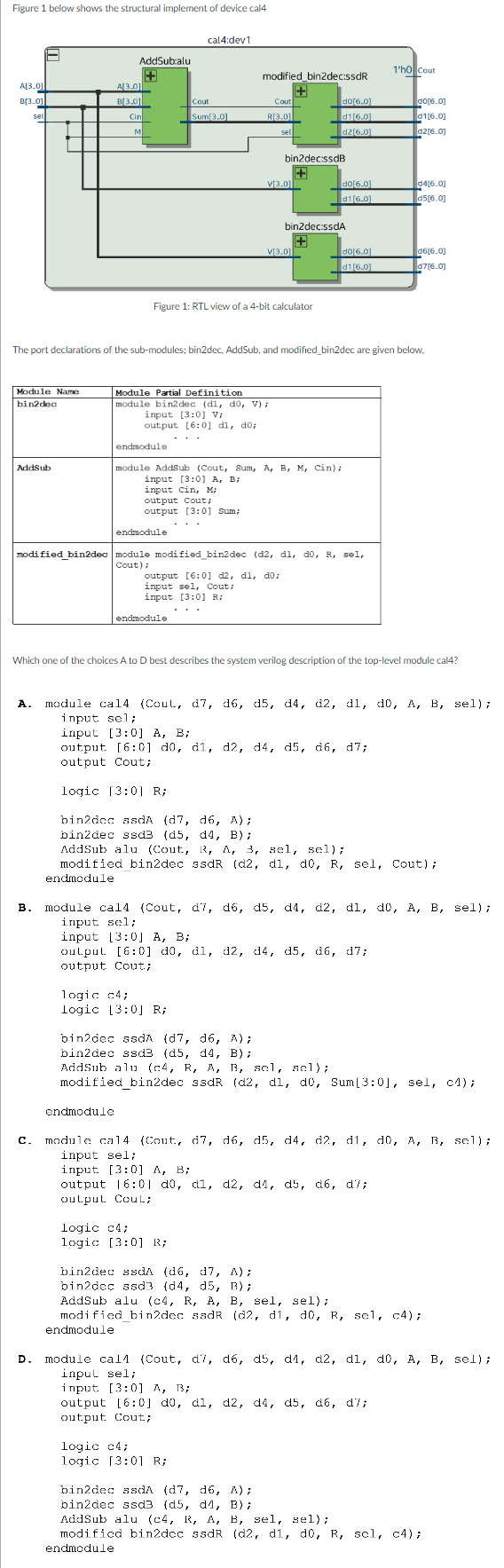 Solved riguic 1. NIL vILW un a +-Lil Lallulatur The port | Chegg.com