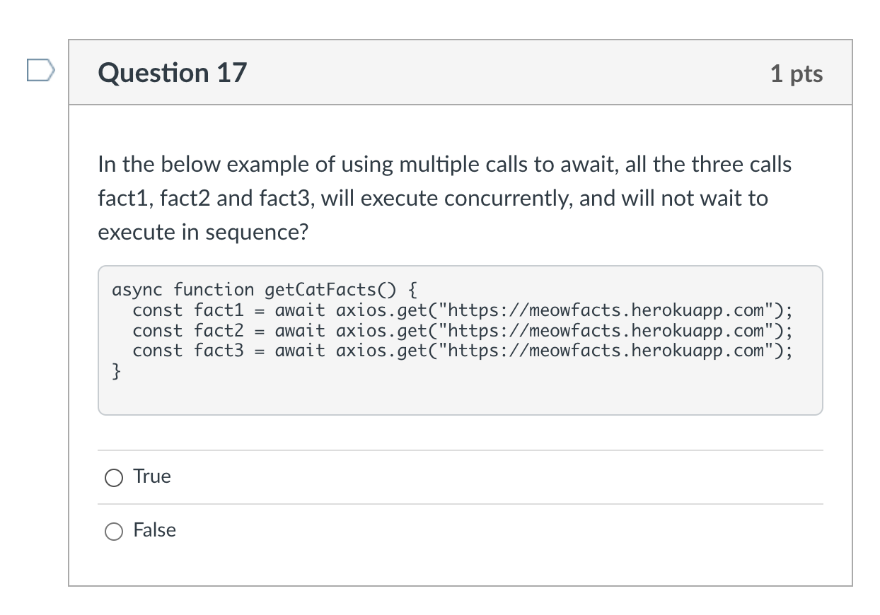 Solved In the below example of using multiple calls to | Chegg.com