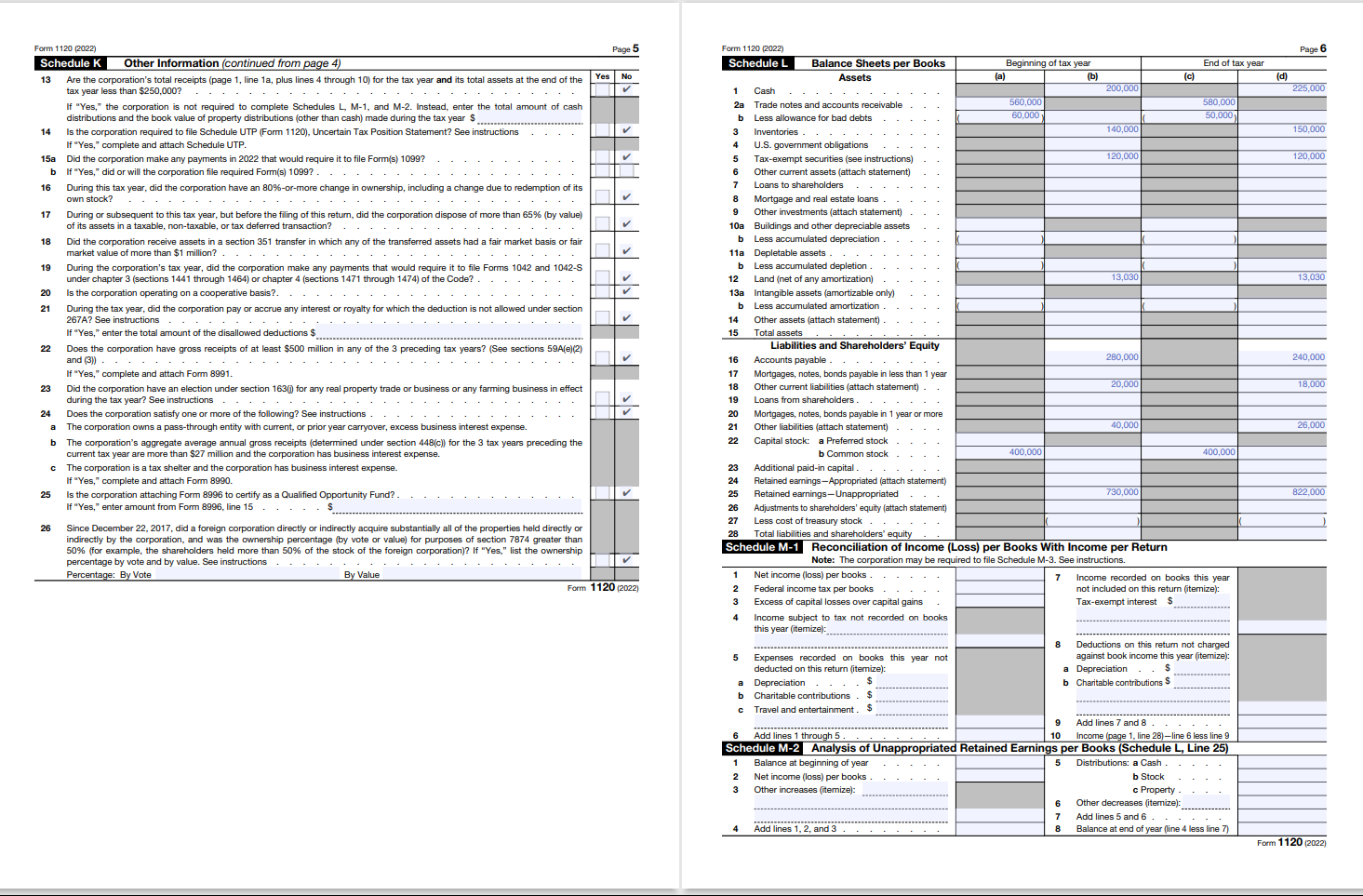 6 During this tax year, did the corporation pay | Chegg.com