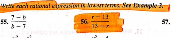Solved Write each rational expression in lowest terms. See | Chegg.com