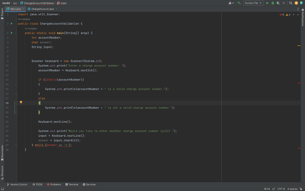 Solved Can someone fix this code for me? trying to have main | Chegg.com