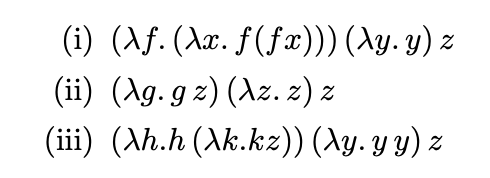 Solved Normalize the following lambda-calculus terms, giving | Chegg.com