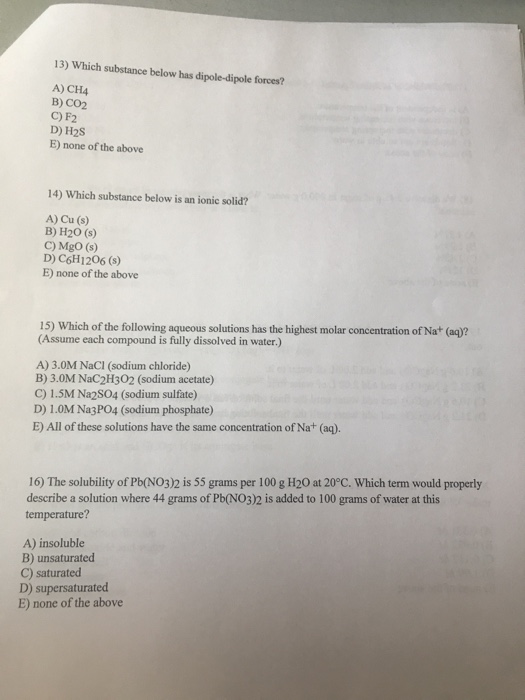 Solved Multiple Choice (3 pts each) 1 The Lewis model | Chegg.com