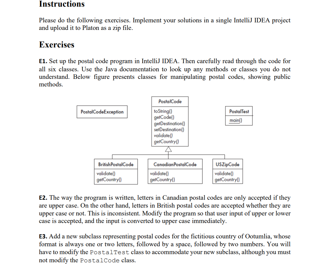 Solved Instructions Please do the following exercises. | Chegg.com