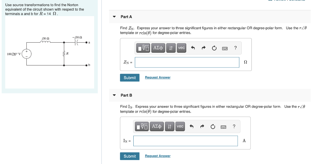 Solved Use source transformations to find the Norton | Chegg.com