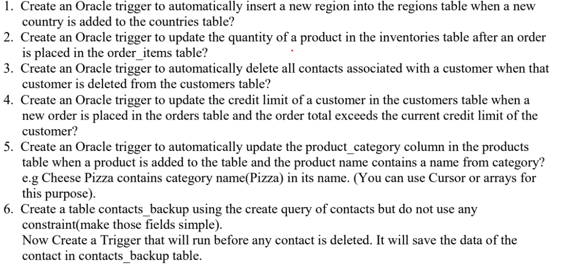 Solved CREATE TABLE regions ( region_id NUMBER | Chegg.com