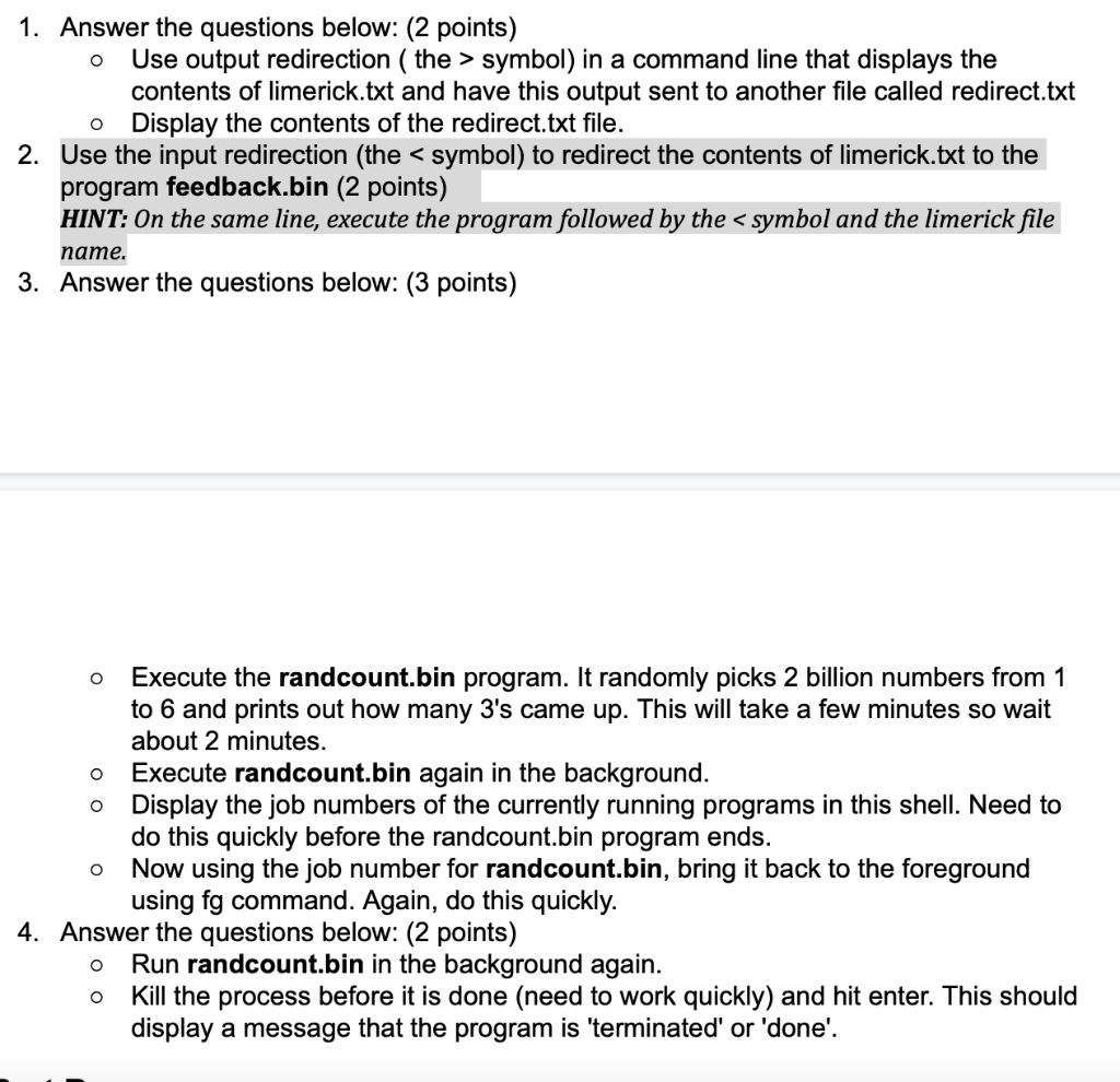 Solved 1. Answer the questions below: (2 points) - Use | Chegg.com