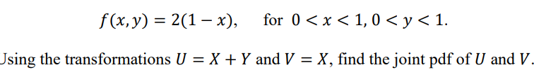 Solved 𝑋 & 𝑌 are continuous random variables having a | Chegg.com