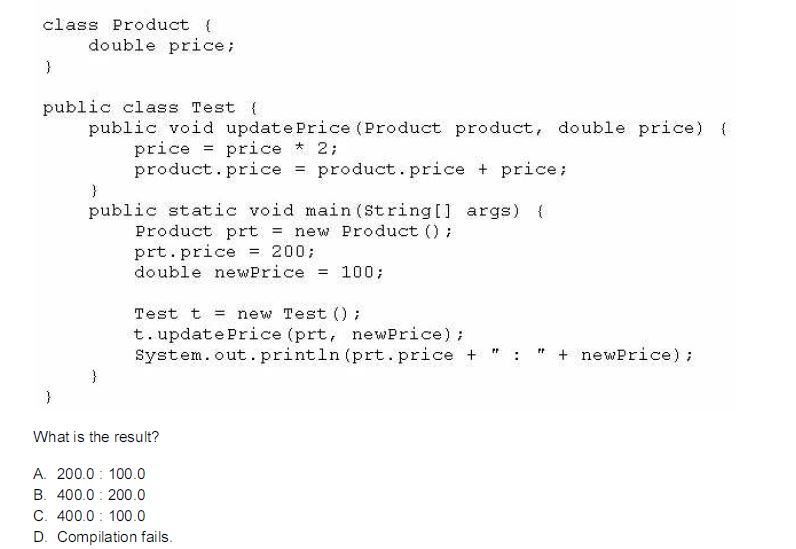 Solved class Product double price public class Test f public | Chegg.com