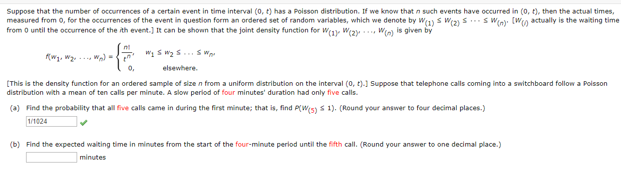 Solved Suppose that the number of occurrences of a certain | Chegg.com