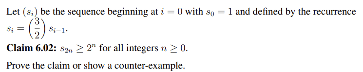 Solved Let (si) be the sequence beginning at i=0 with s0=1 | Chegg.com