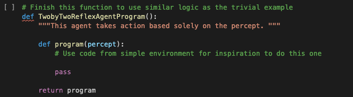 Solved Now you need to update the reflex agent to handle a | Chegg.com