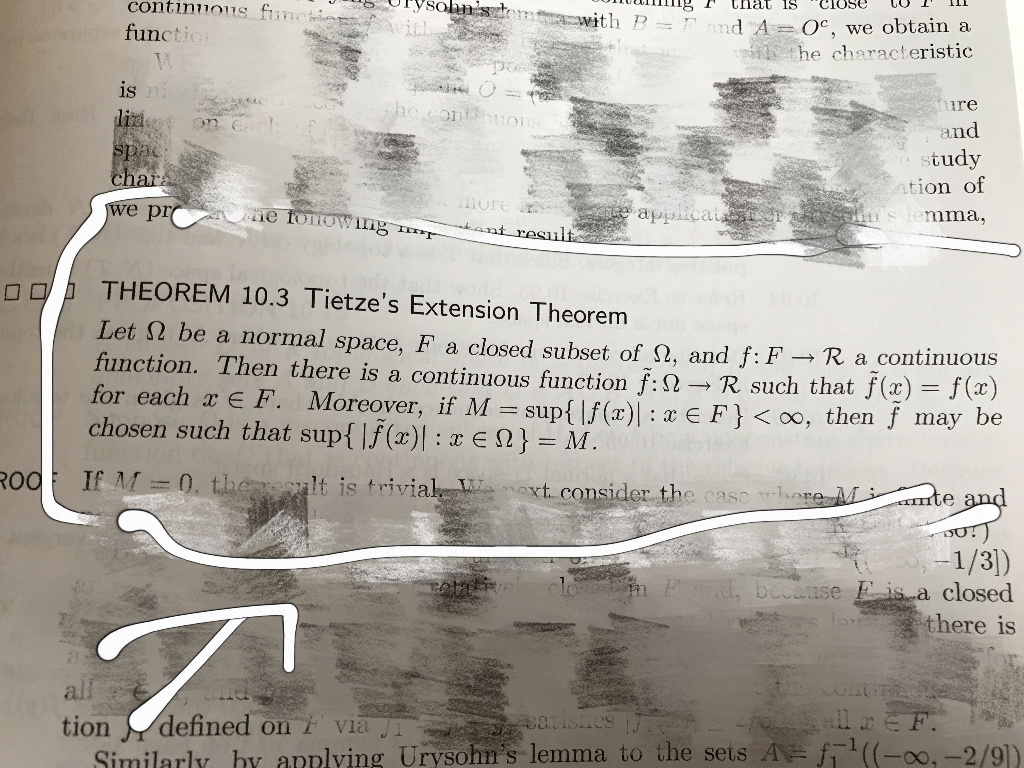 Solved State and prove a version of Tietze's extension | Chegg.com