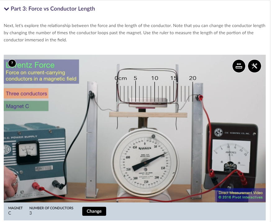 Part 3: Force vs Conductor Length Next, let's explore | Chegg.com