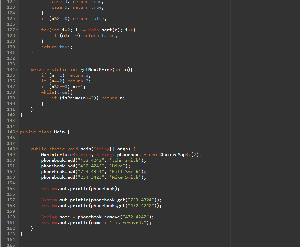 Solved For this assignment, you are provided a chained map. | Chegg.com