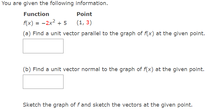 Solved You are given the following information. Function | Chegg.com