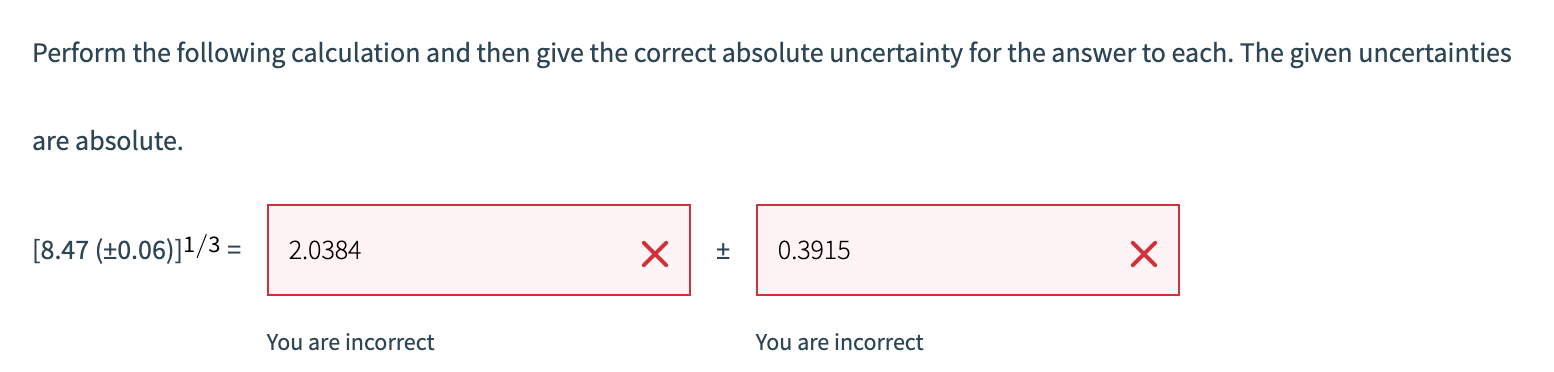 Solved Perform the following calculation and then give the | Chegg.com