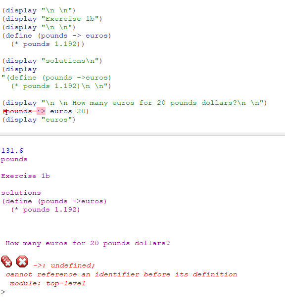Solved Dr. racket, undefined; cannot reference an identifier | Chegg.com
