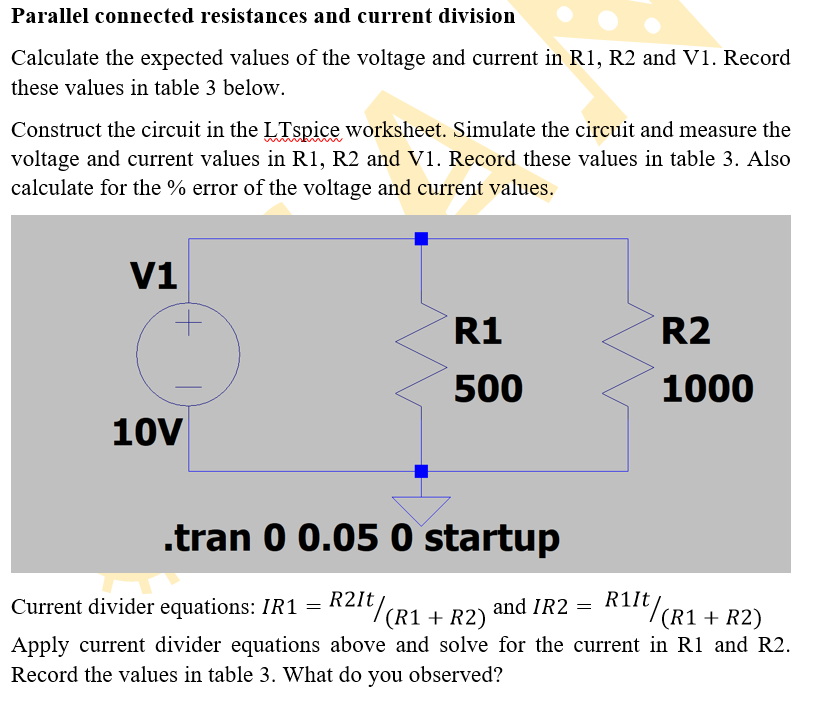 Solved SERIES, PARALLEL AND COMBINED CONNECTED RESISTANCES | Chegg.com