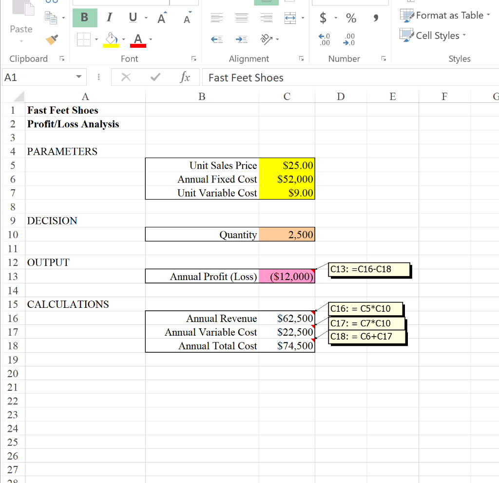 Solved Create a two-variable Data Table that shows what | Chegg.com