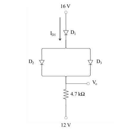 Solved Find Vo and ID1 ﻿on the next circuit. | Chegg.com