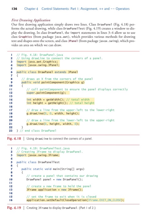 Solved 4.15 (Optional) GUI and Graphics Case Study: Creating | Chegg.com