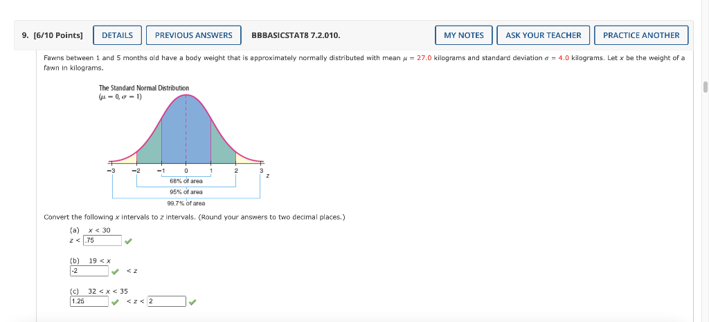 Solved fawn in kilograms. Convert the following x intervals | Chegg.com
