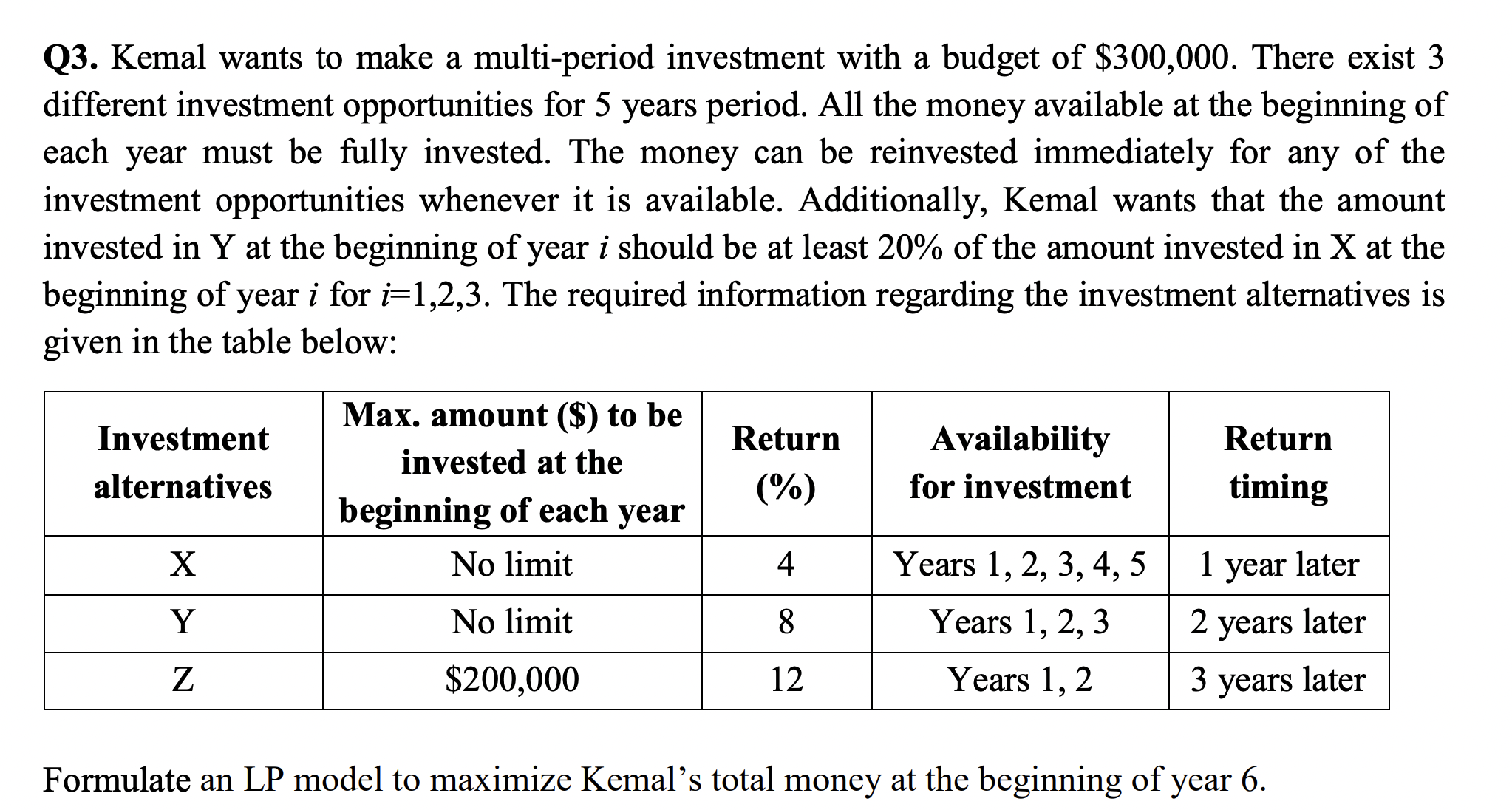 Solved this is a management science question, can you please | Chegg.com
